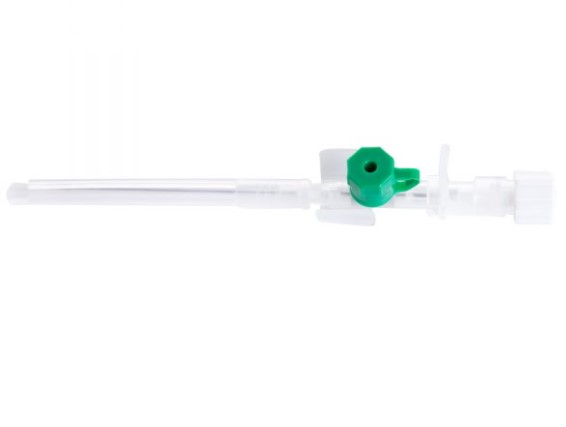 Branula cu valva 18g, verde – Tech4Med